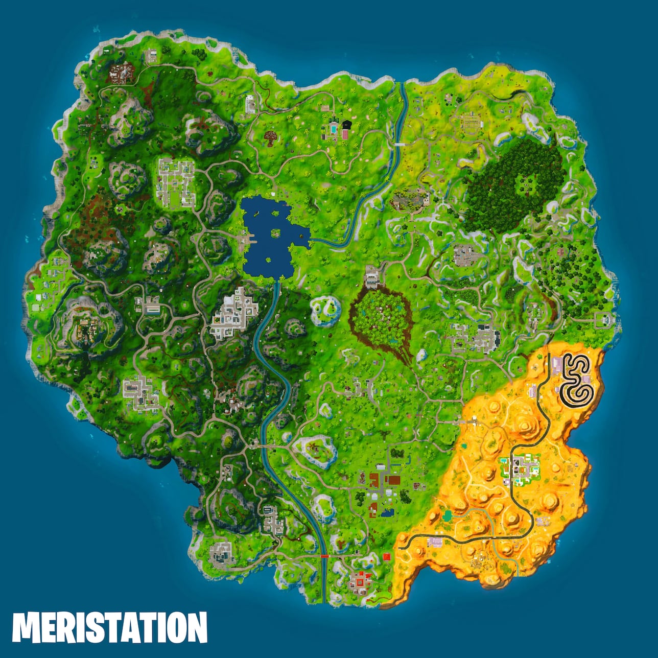 This is what the new Fortnite: OG map looks like and how it will change ...
