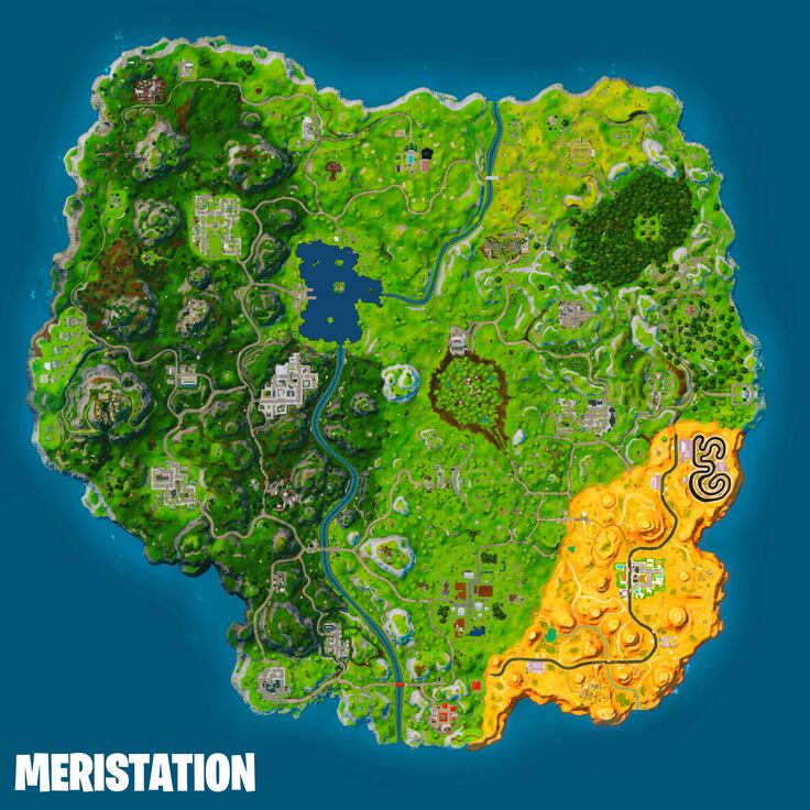 This is what the new Fortnite: OG map looks like and how it will change ...