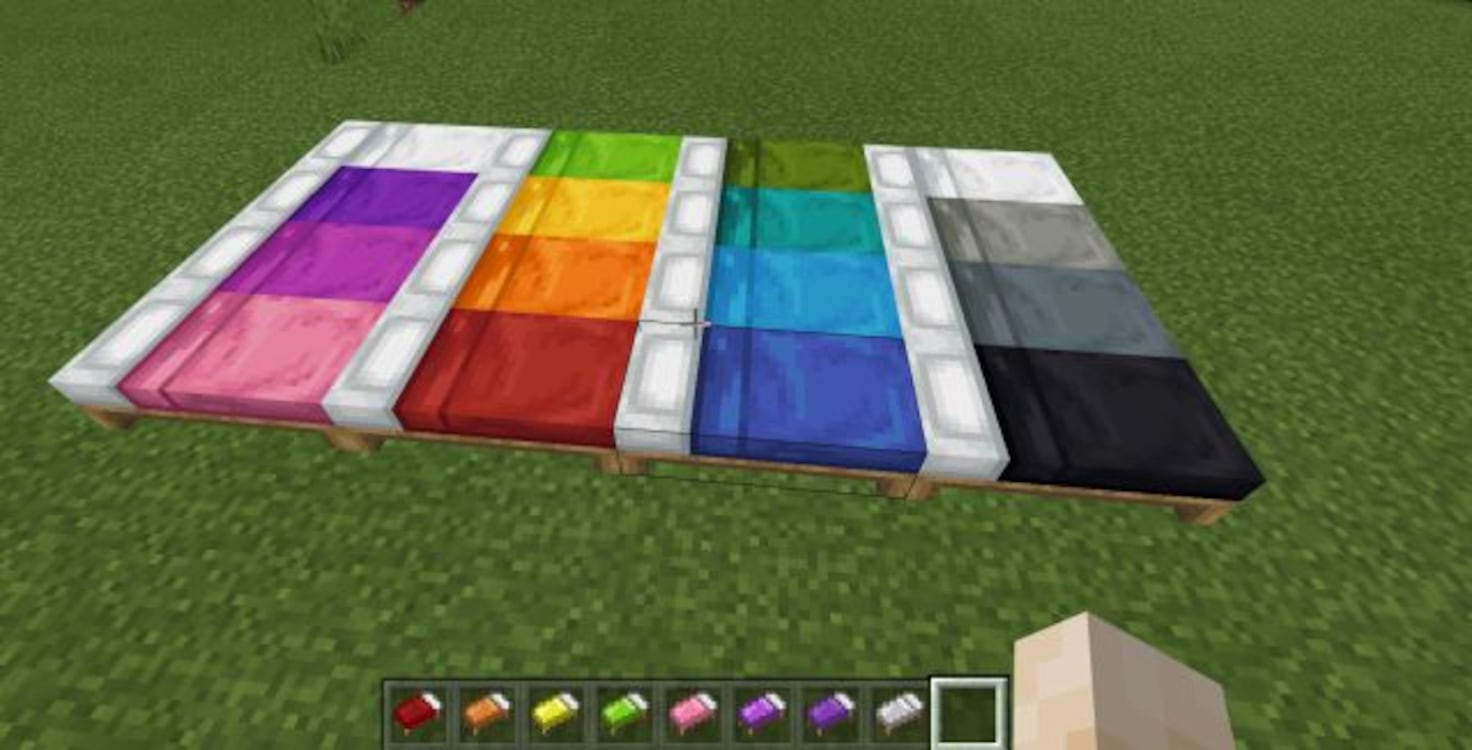 Cómo hacer una cama en Minecraft y teñirla de colores - Meristation