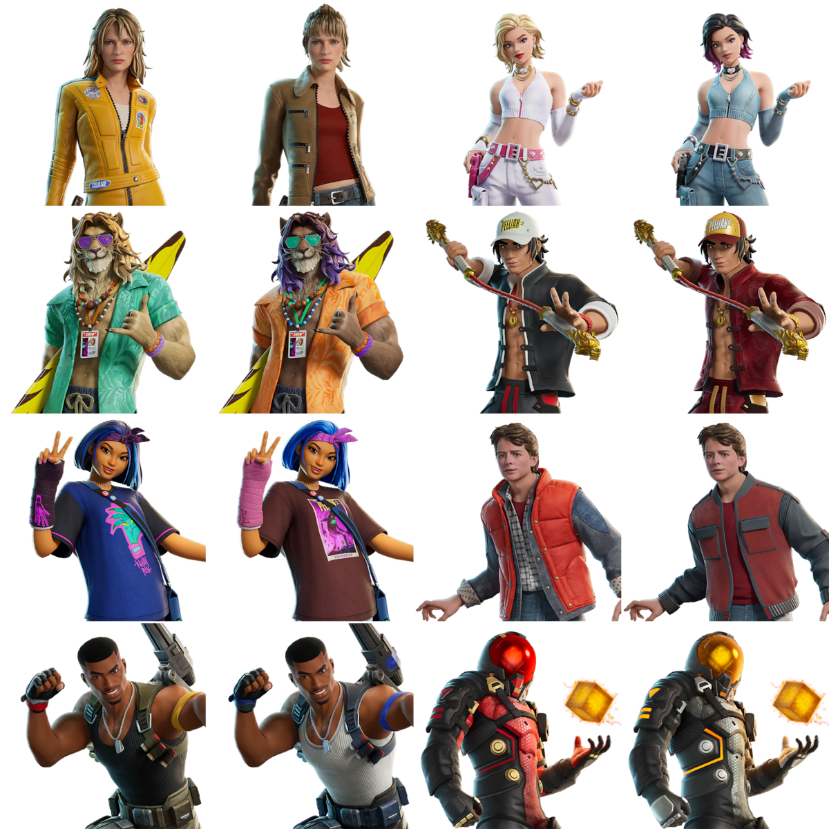 Todas las nuevas skins de la Temporada 1 de Fortnite Capítulo 7: Marty McFly de ‘Regreso al ...