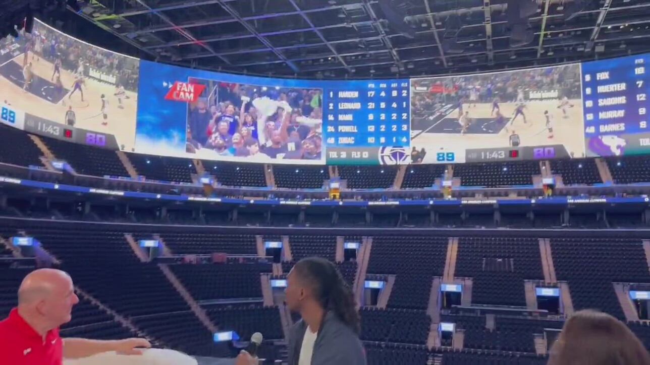 Clippers unveil breathtaking Halo Board in iconic new arena - AS USA Clippers unveil breathtaking Halo Board in iconic new arena - AS USA
